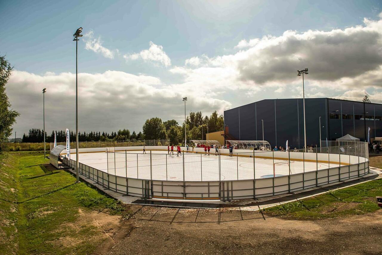 Lähtel avati uus jääväljak, peagi kerkib jäähall — Eesti Jäähokiliit